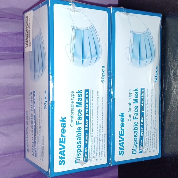 sfavereak | Accessories | 2 New 5packs Blue Disposable Face Masks ...